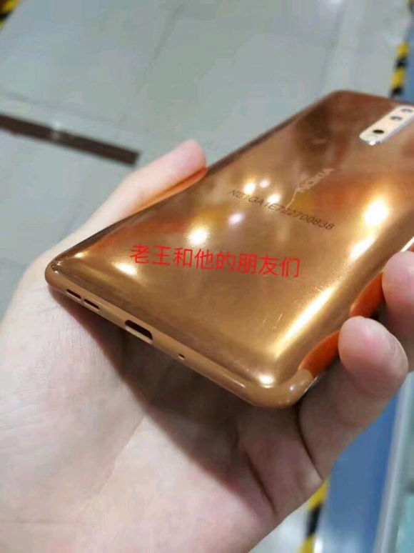 Rumor: Nokia 8 real-life images reveal a new Copper-Gold color model ...