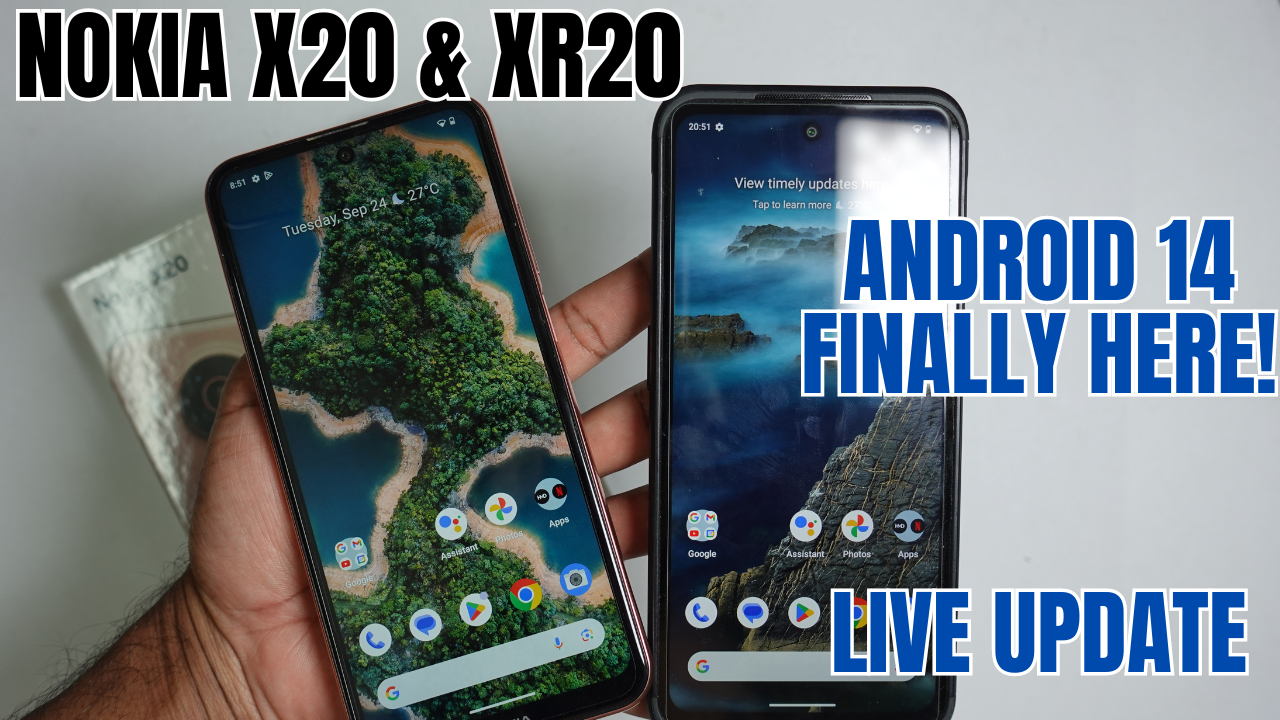Nokia X20 & XR20 Android 14 Update Rolling Out Now! - NPowerUser