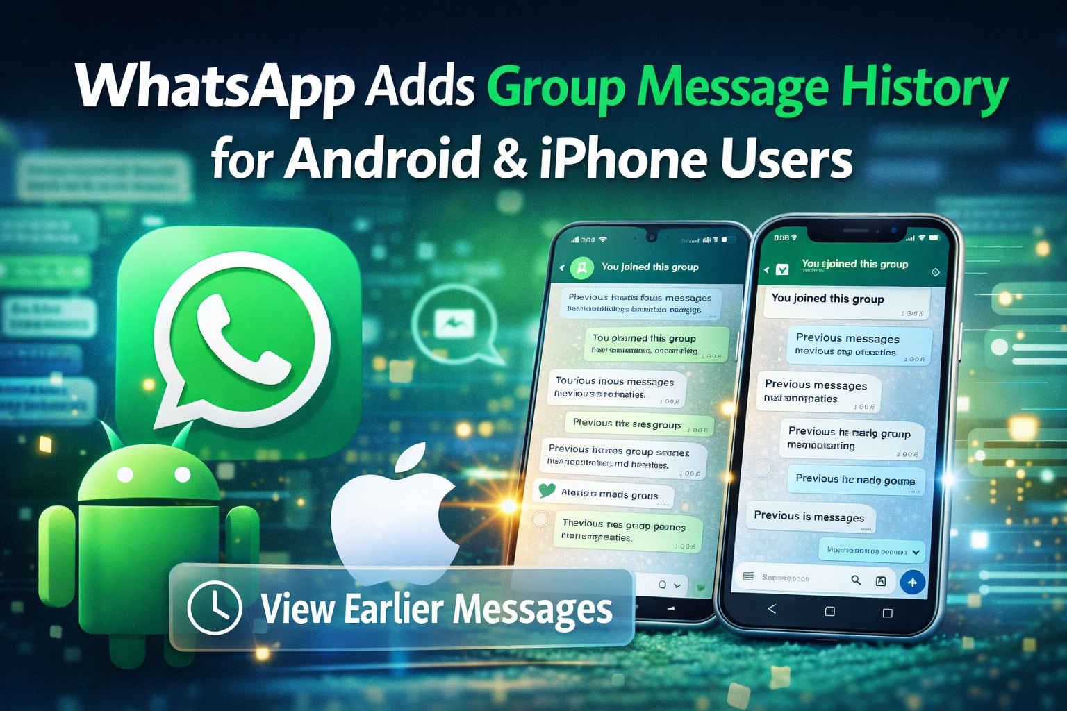 WhatsApp Adds Group Message History for Android