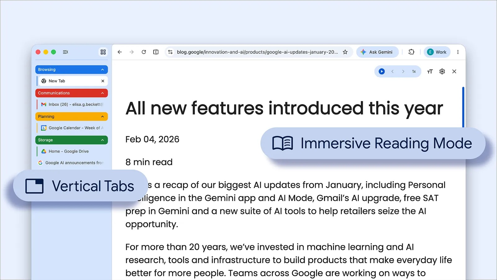 Google Chrome gets New Vertical Tabs & Reading Mode features - NPowerUser