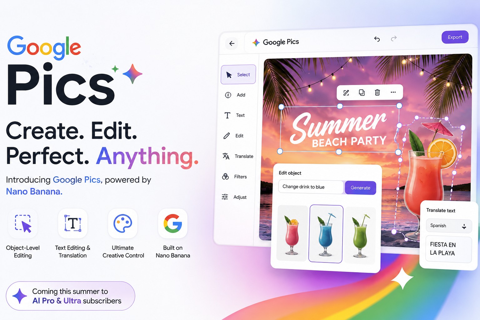 Google Pics AI Tool Launches With Nano Banana Image Editing - NPowerUser